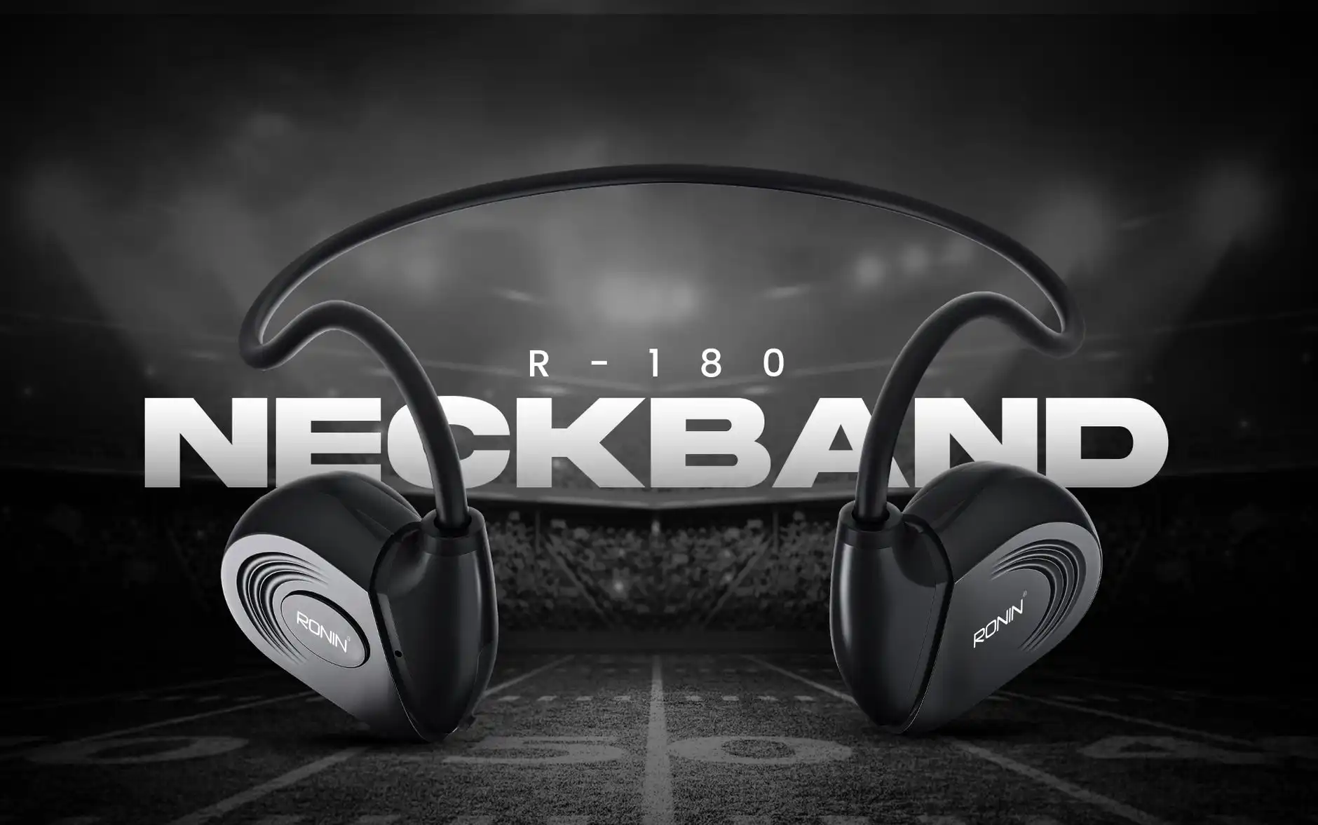 Ronin R180 Smart & Fit Bluetooth Neckband - FREE DELIVERY