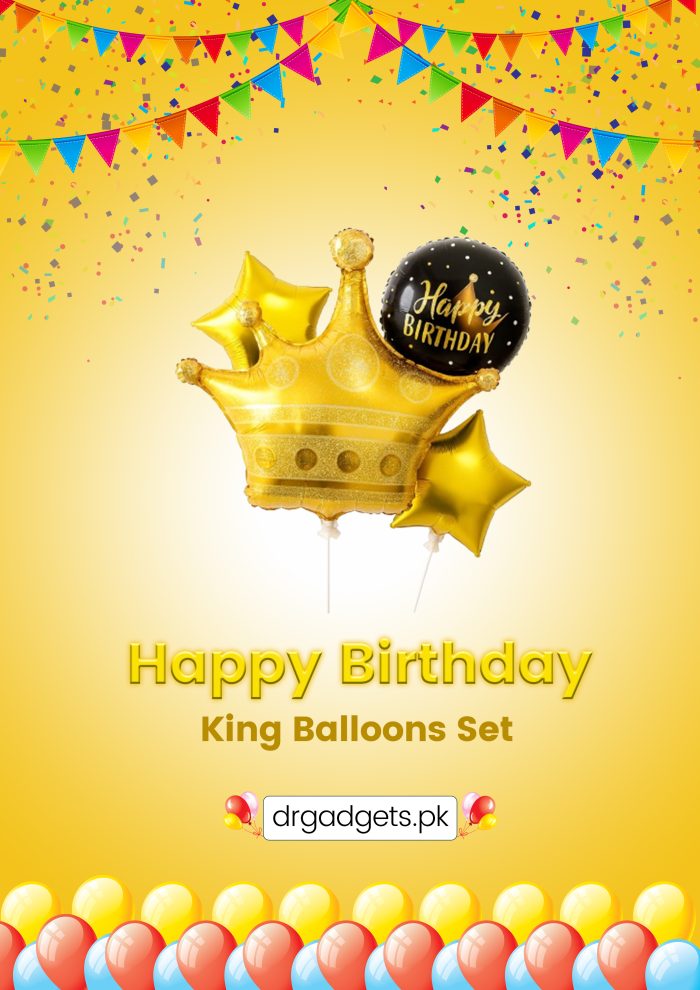 King Balloon 5pcs - FREE DELIVERY