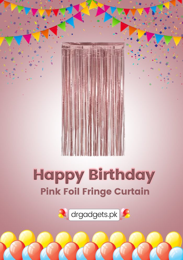 Party Foil Fringe Curtain - FREE DELIVERY